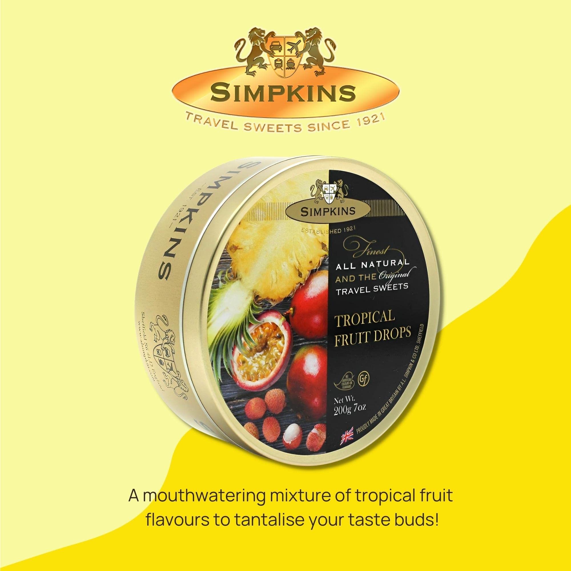 Mua Simpkins Tropical Fruit Drops - Fruit Hard Candy in a Tin - All ...