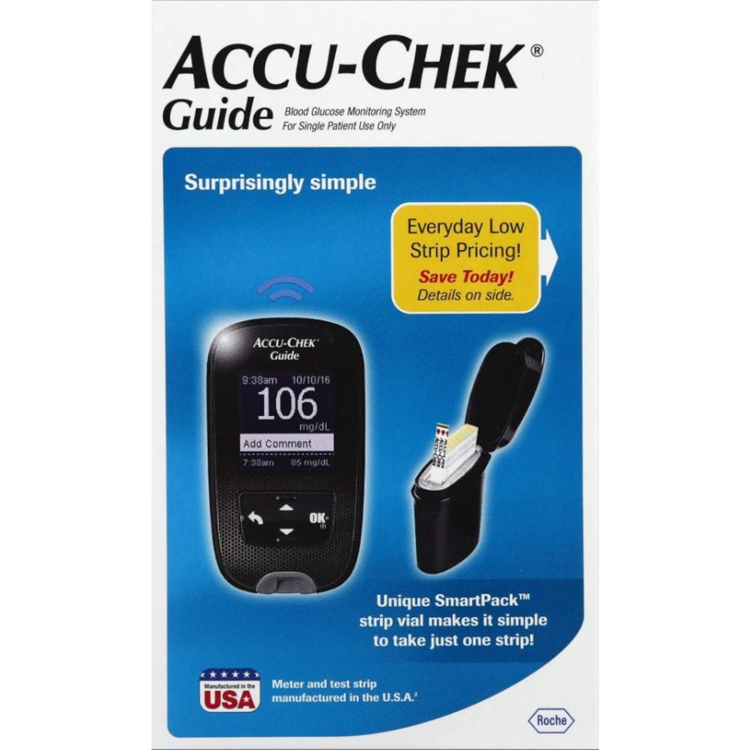 Mua Accu-Chek Guide Blood Glucose Monitoring System - 1 Each trên ...