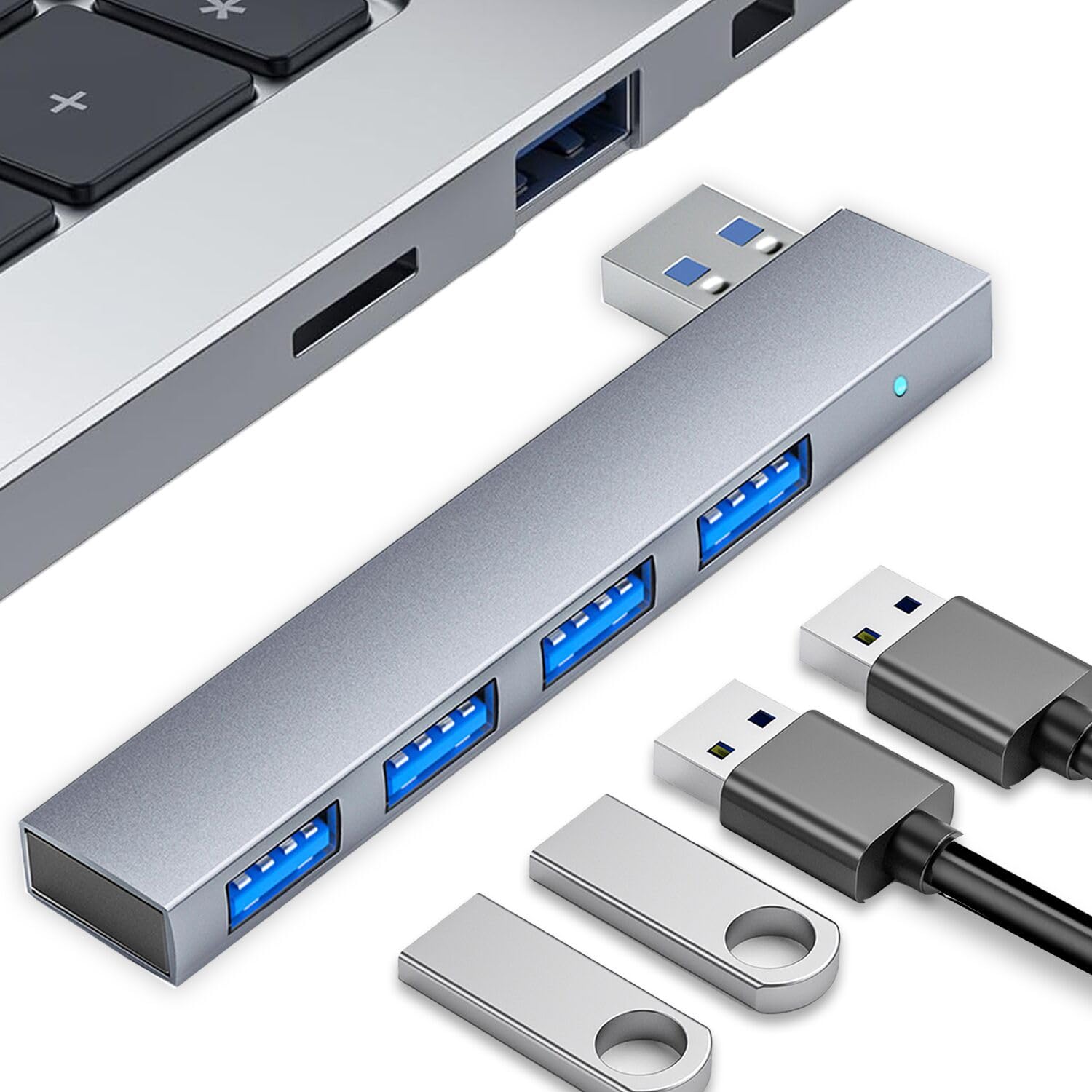 Mua USB 3.0 Hub for Laptop, VIENON 4-Port Portable USB Hub USB Splitter ...