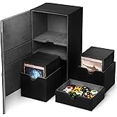 Amazon.com: Scimi X-Large Commander Premium Double Deck Box for 200 ...