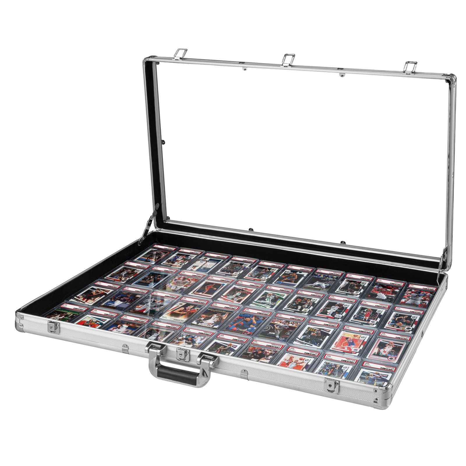 Large Aluminum Cards Display Case, 34