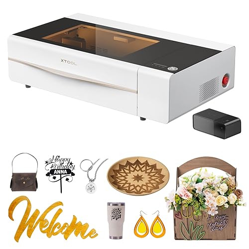 xTool P2 55W CO2 Laser Cutter, Smart Desktop CO2 Laser Engraver and Cutter Machine, Dual Smart ...
