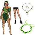 Amazon.com: Xintorch Halloween Ivy Set Rave Leg Wraps for Women Crystal ...