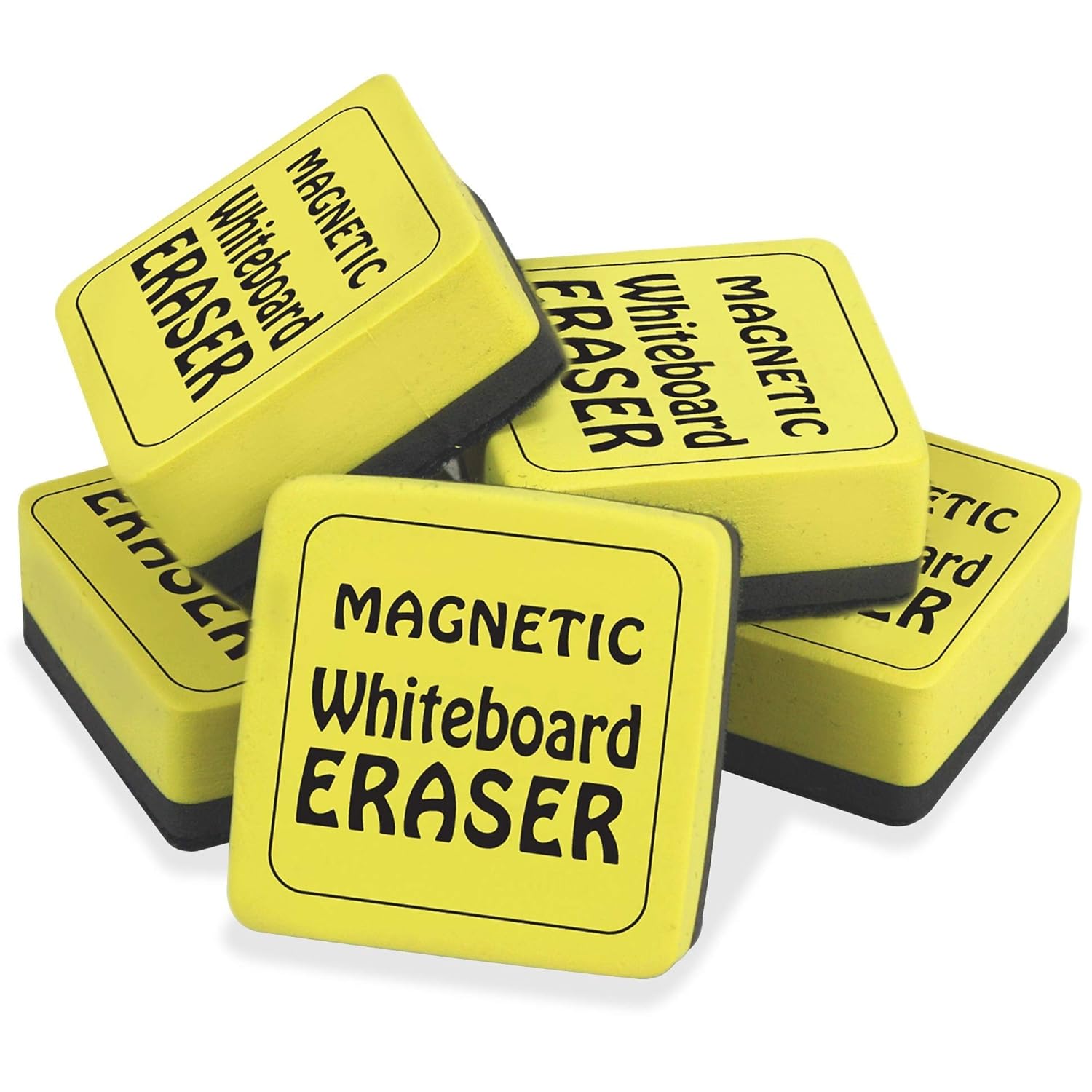 The Classics Magnetic Whiteboard Dry Erasers (12), 2 x 2 inches, 12 ...