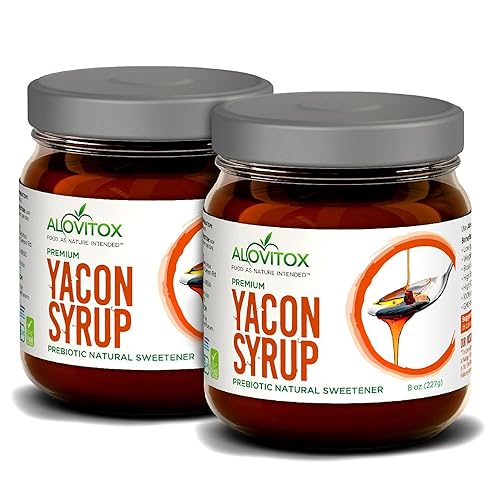 Organic Yacon Syrup by Alovitox - Natural Sweetener Rich in ...