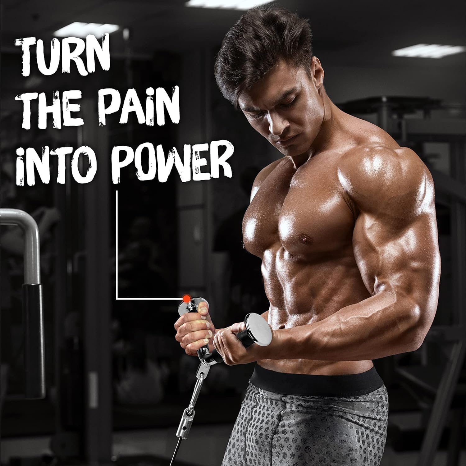 Mua Yes4All Cable Machine Attachment, Tricep Straight Bar, V Bar, LAT ...