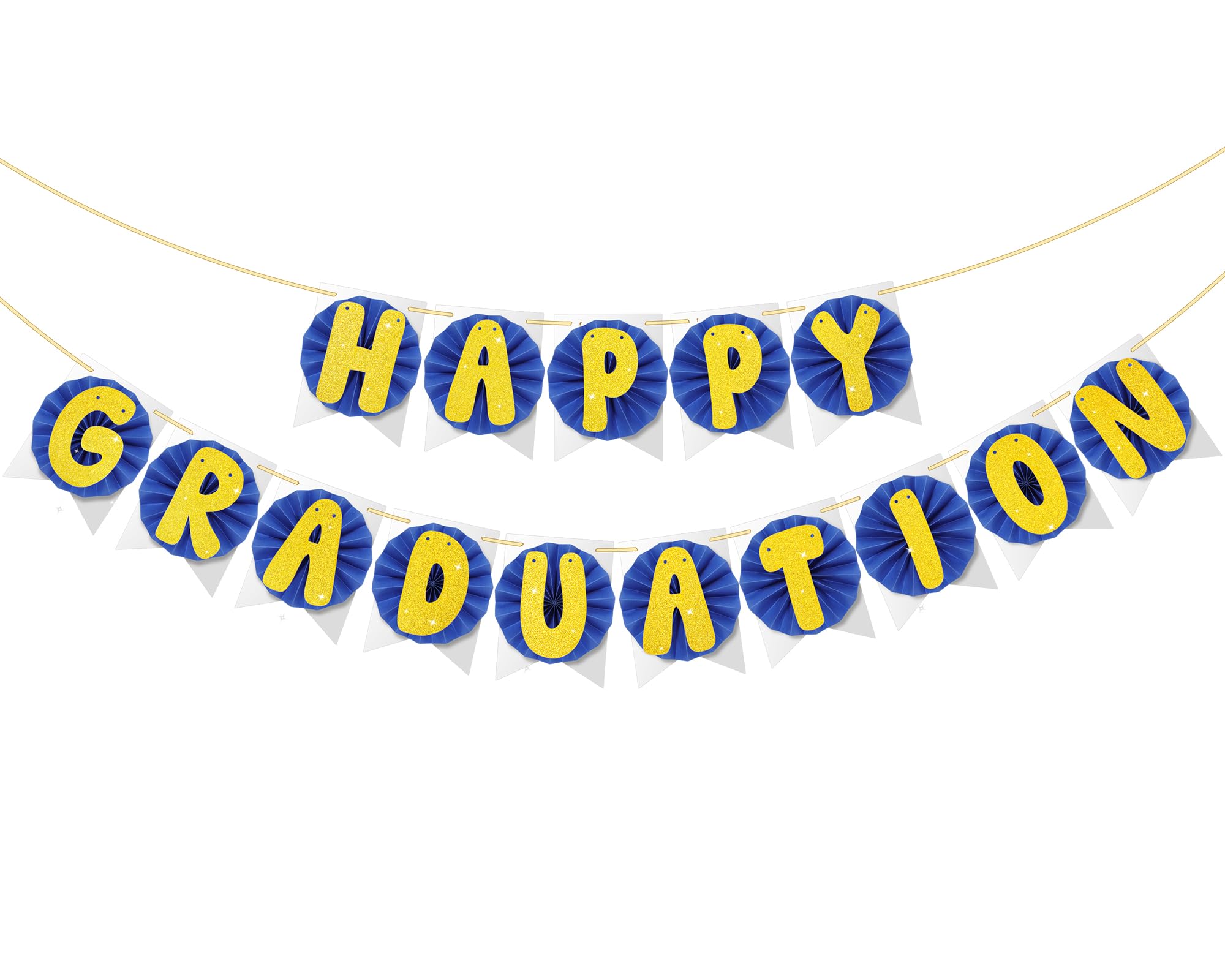 TaoBary Happy Graduation DIY Banner Class of 2025, Include Glitter ...
