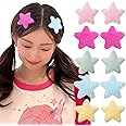 Amazon.com : HAIMEIKANG 10 Pcs Fluffy Star Hair Clips - Cute Hair Clips ...