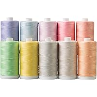 Amazon.com: Connecting Threads 100% Cotton Thread Sets - 1200 Yard ...