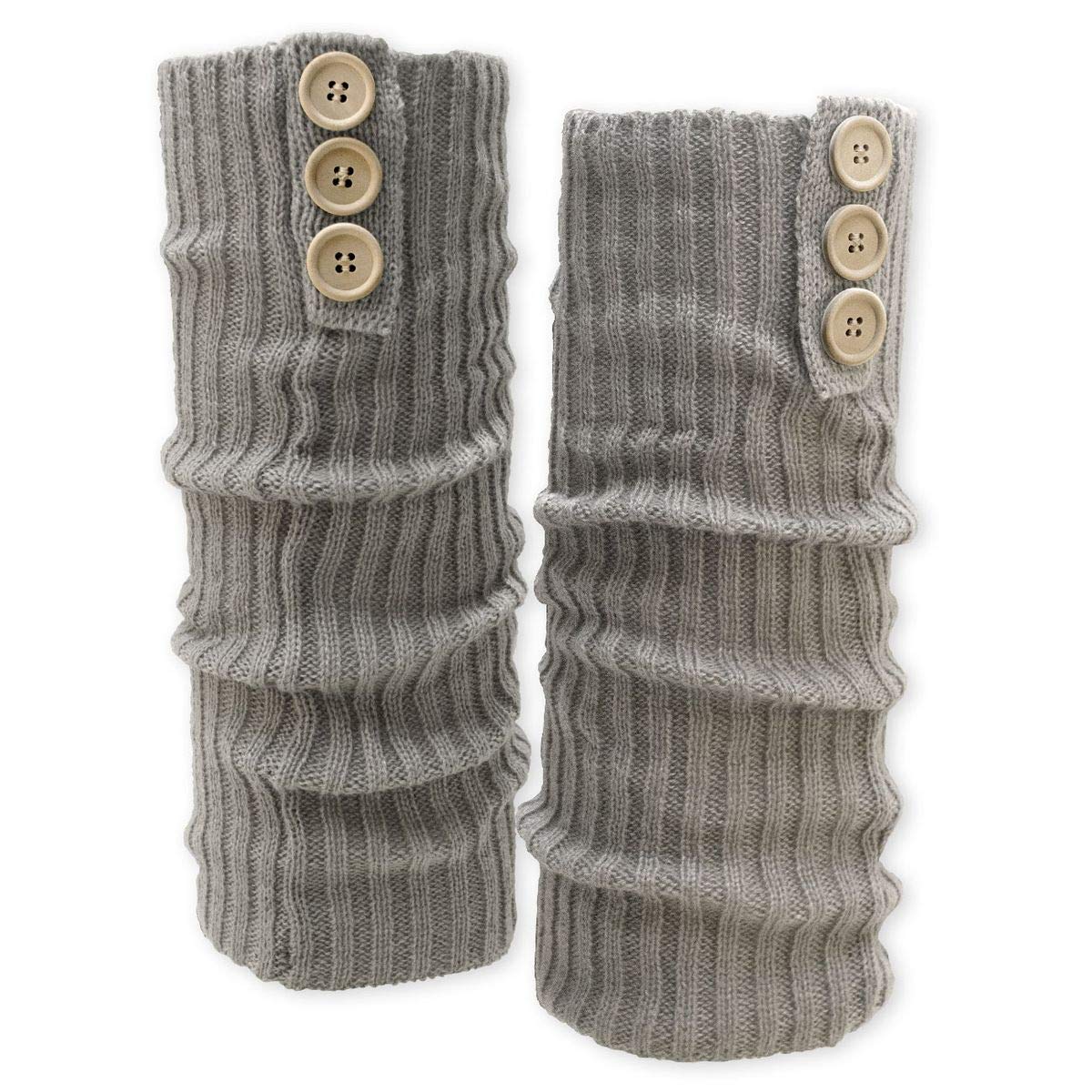 Soul-Cats® Leg gauntlets with buttons Colour: beige: Amazon.co.uk: Clothing