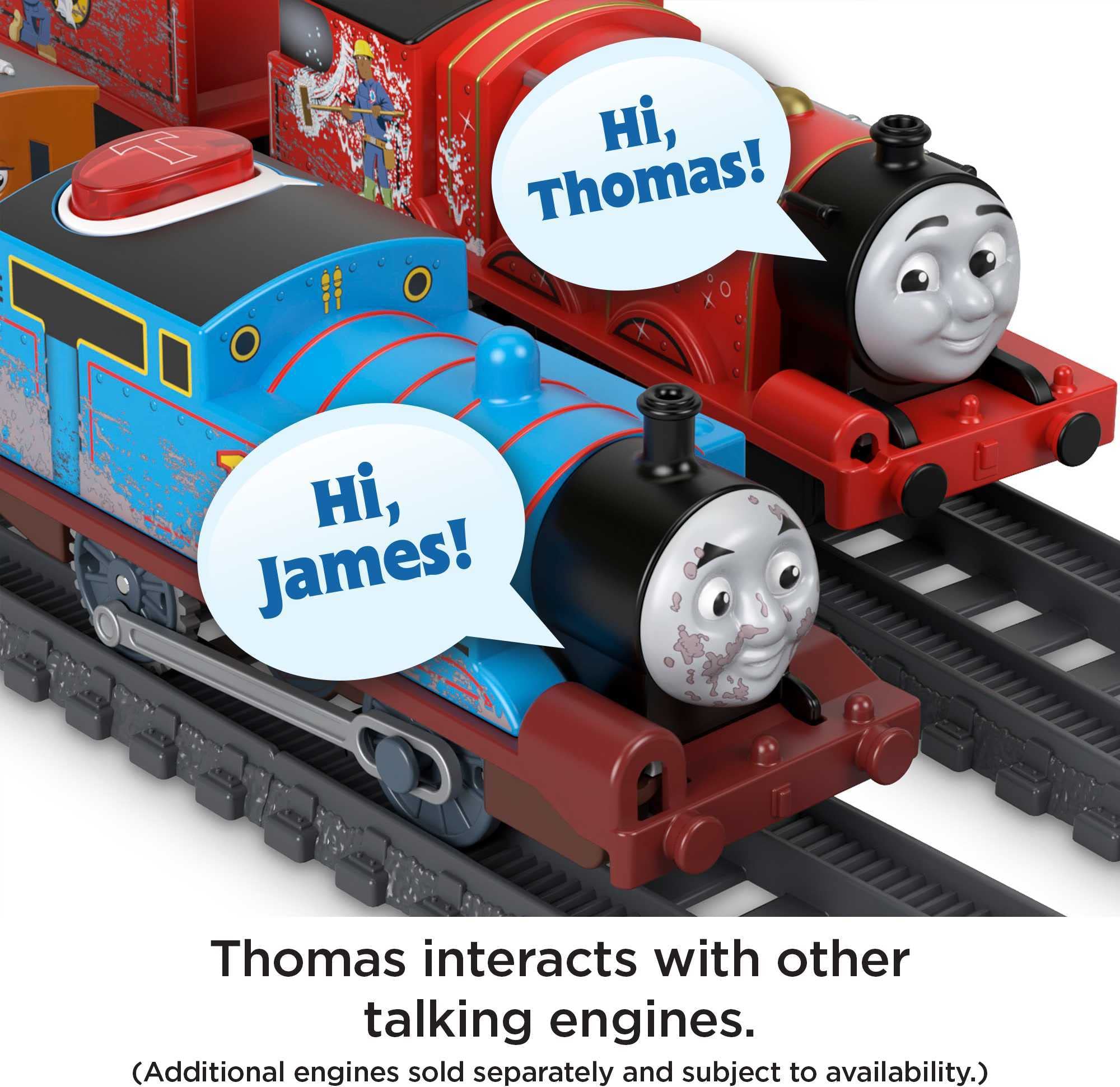 Mua Motorized Toy Train Talking Thomas Engine with Sounds Phrases ...