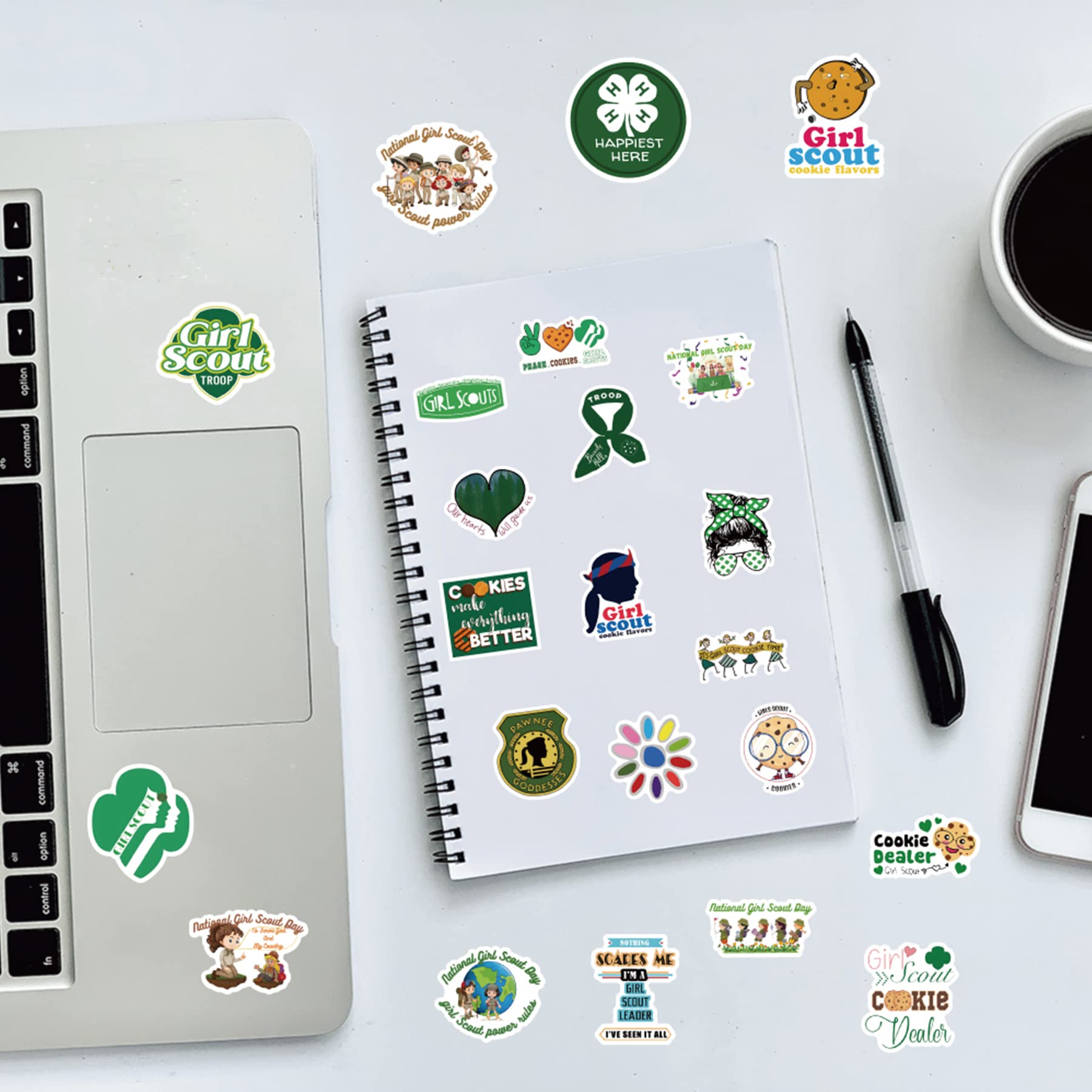 Mua YNparty 118Pcs Waterproof PVC Girl Scout Stickers Set for Water ...