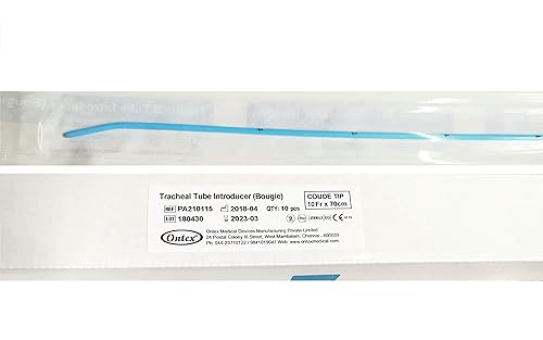 Bougie for Intubation - Pediatric Endotracheal Tube Introducer - Box of ...