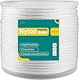 Amazon.com: 1/4 Inch Nylon Rope 500 Ft Solid Braid High UV and Abrasion ...