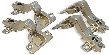 4x Pot Hinges Hinge Concealed Hinge Furniture Hinges 45 ° Corner ...