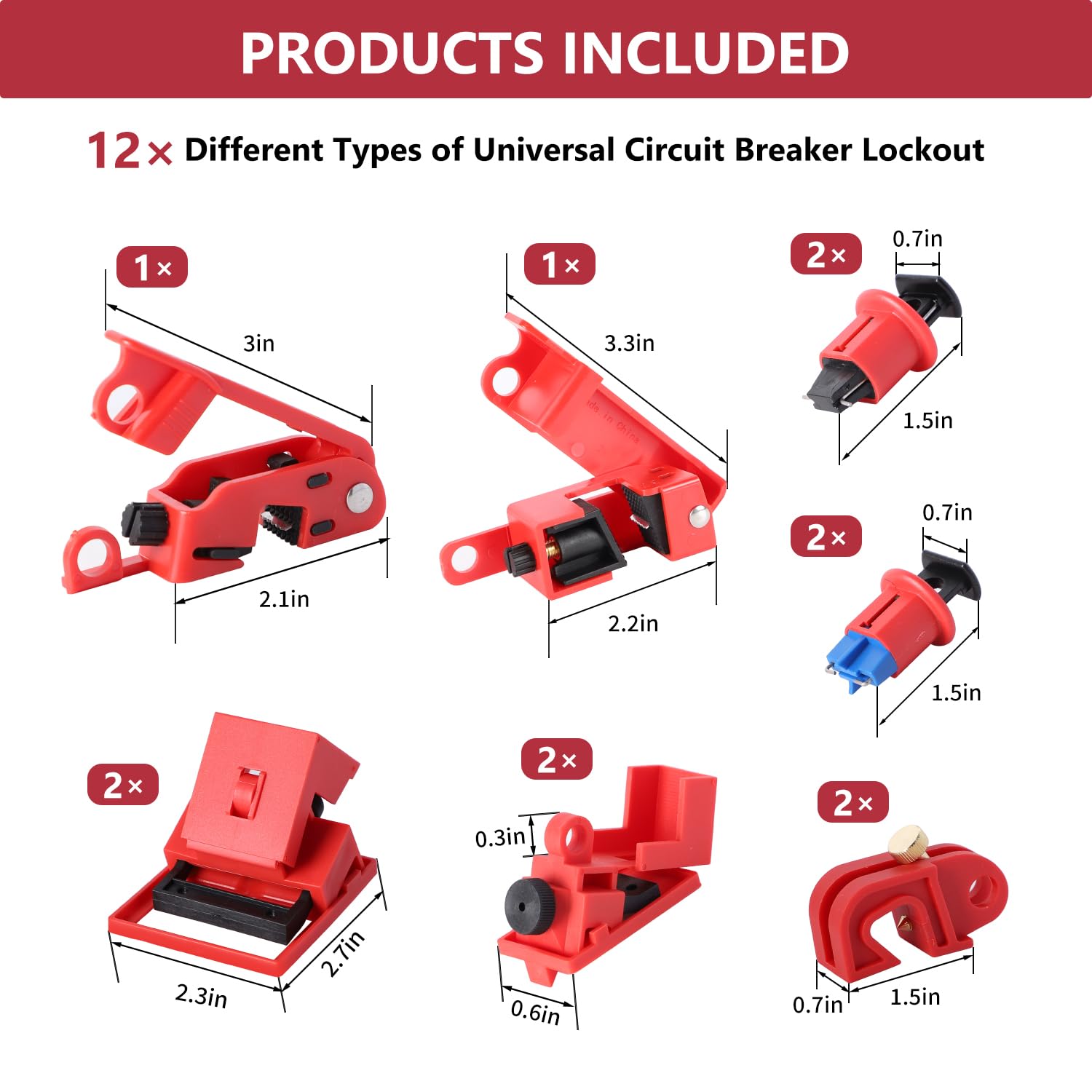 Mua Multi-Functional Lockout Tagout Kit 70+ Pcs with Safety Padlock ...
