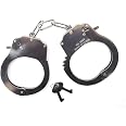 Amazon.com: JASINCESS Toy Handcuffs Toy Metal Handcuff with Keys Police ...