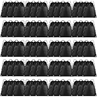 Amazon.com | Grneric 60 Pieces Drawstring Backpack Bulk Cinch Sackpack Ployster Drawstring Bags ...
