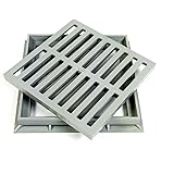 Marley Einlaufrost Rost mit Rahmen 20x20 cm begehbar für Einlaufschacht ...