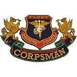 Amazon.com: Marine Corps 8404 Medevac Corpsman MOS Patch - Navy ...