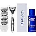 Amazon.com: Harry's Shaving Kit for Men - Razor Handle, 5 Razor Blade Refills, Foaming Shave Gel ...