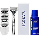 Amazon.com: Harry's Shaving Kit for Men - Razor Handle, 15 Razor Blade Refills, and Travel Blade ...