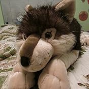 Amazon.com: Wild Republic Jumbo Wolf Plush, Giant Stuffed Animal, Plush ...