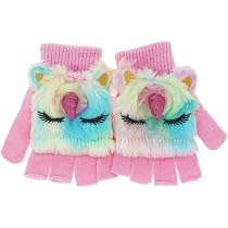 Unicorn Mittens Girls 4-7 Kids' Unicorn Flip Mittens - Convertible ...