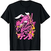 Amazon.com: Anime Manga Cyberpunk Aesthetic Techwear Harajuku Bunny T ...