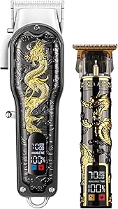 Amazon.com: HIENA PRO Hair Clippers for Men T-Blade Trimmer Set, Men ...