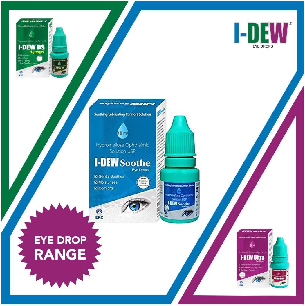 I-Dew Soothe Daytime Eye Drops, For Dry Eyes, Preservative-Free ...