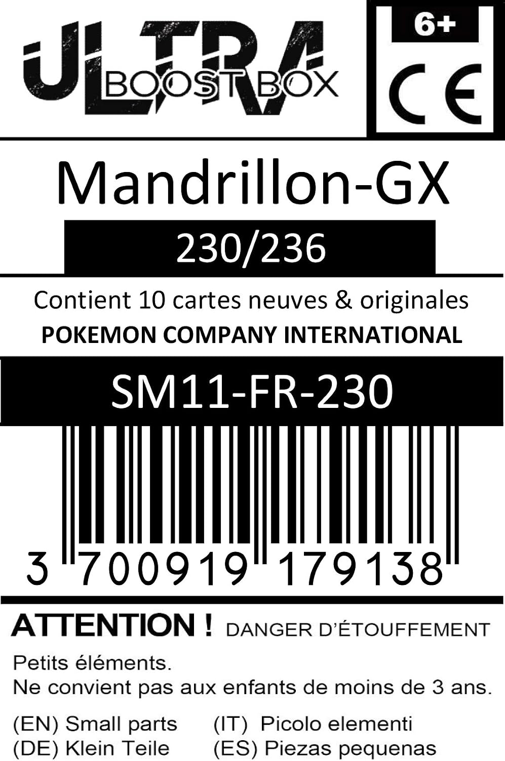 Mandrillon-GX (Nagadel-GX) 230/236 Full Art – #myboost X Soleil & Lune ...