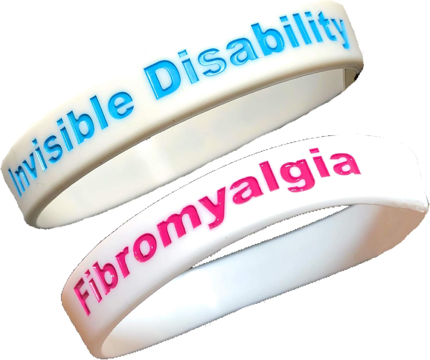 Fibromyalgia and Invisible Disability Awareness Bracelets 2 pack ...