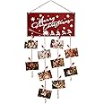 Amazon.com: Aucpod Christmas Card Holder Wooden Merry Christmas Wall ...
