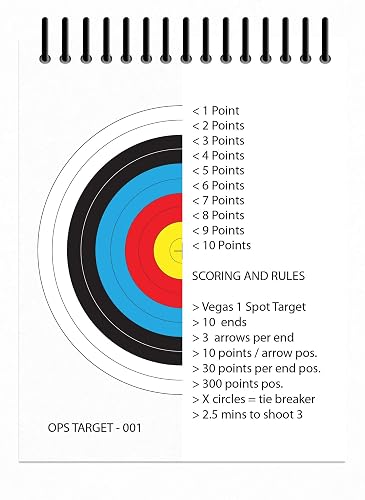 Asa Archery Perfect Strike Archery SCOREBOOK With Scoring Instructions ...