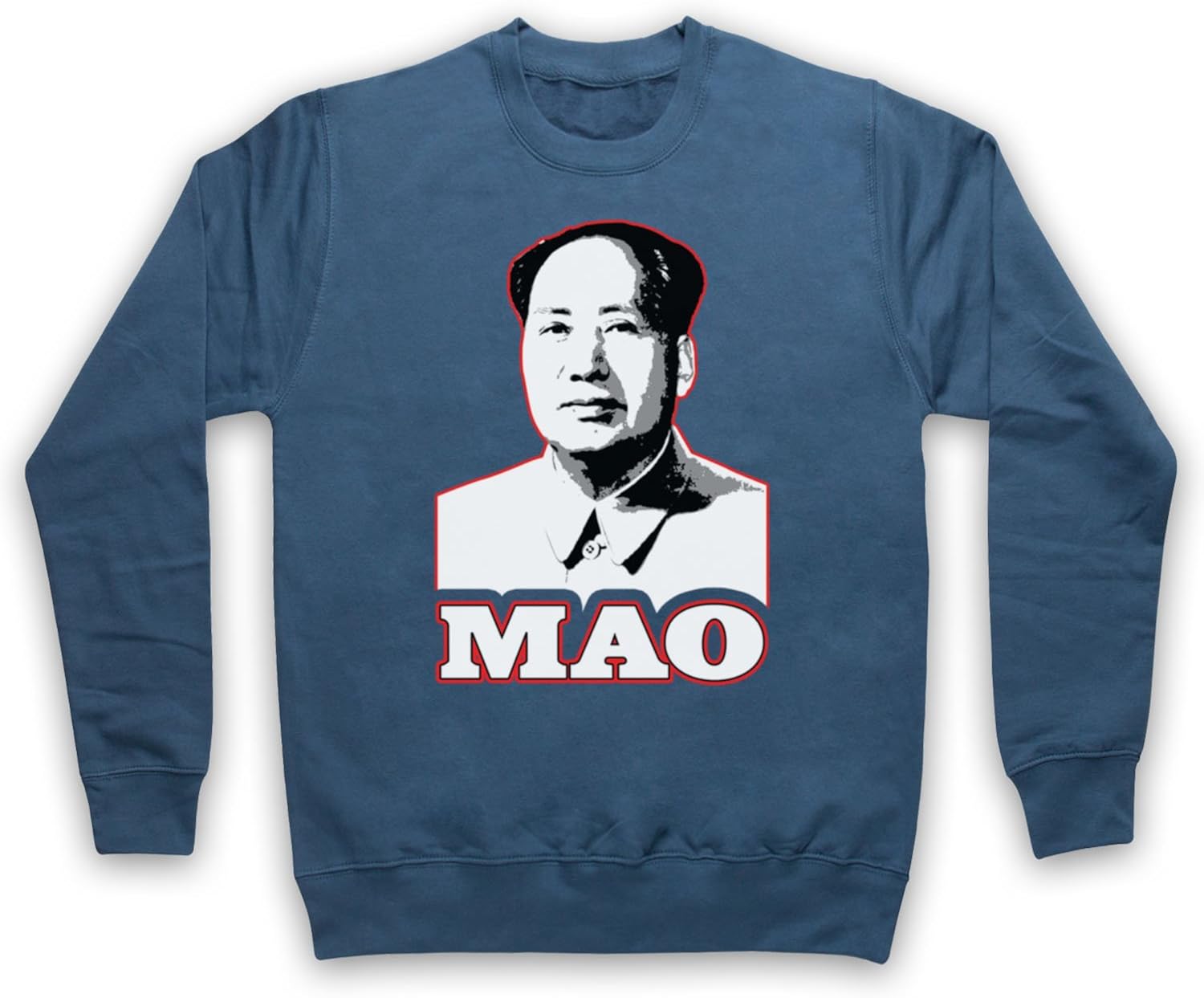 Chairman Mao Retro Adults Sweatshirt : Amazon.co.uk: Clothing