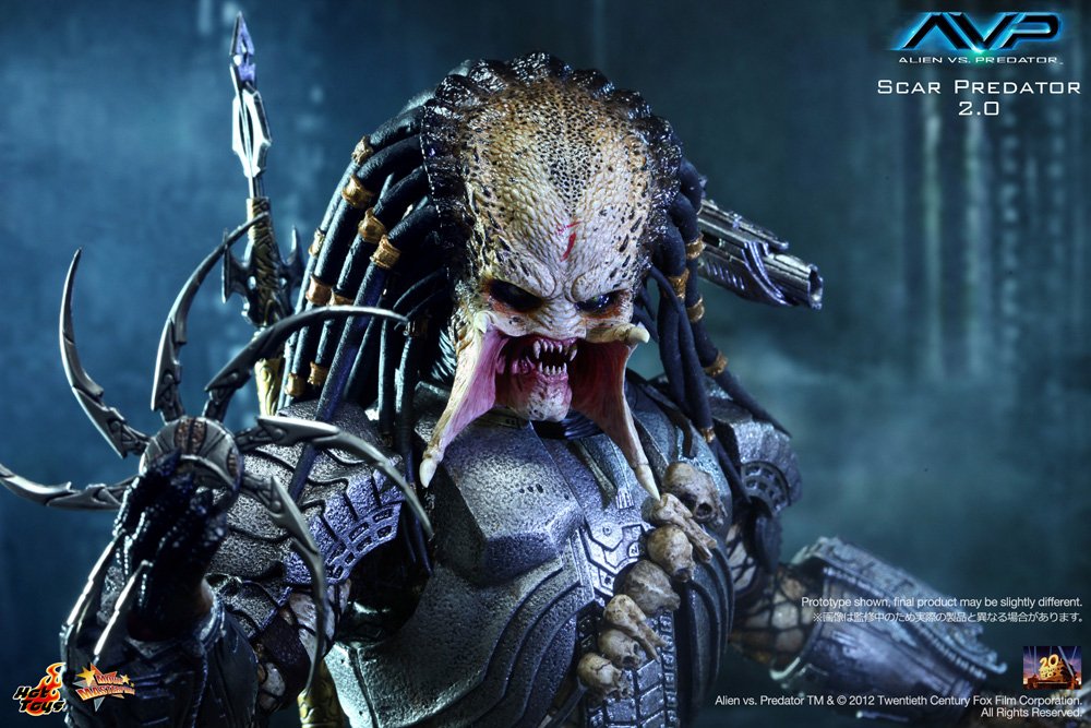 [[HOT TOYS][에일리언vs프레데터][MMS190] 1/6 Scar Predator / 스카 프레데터]