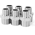 Amazon.com: ChillWaves 304 Stainless Steel Pipe Fitting, Reducer Hex Nipple 1/2" NPT Male x 1/4 ...
