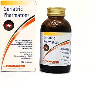 Geriatric Pharmaton Ginseng Extract G115 (100 Cápsulas) + ++ Calidad ...