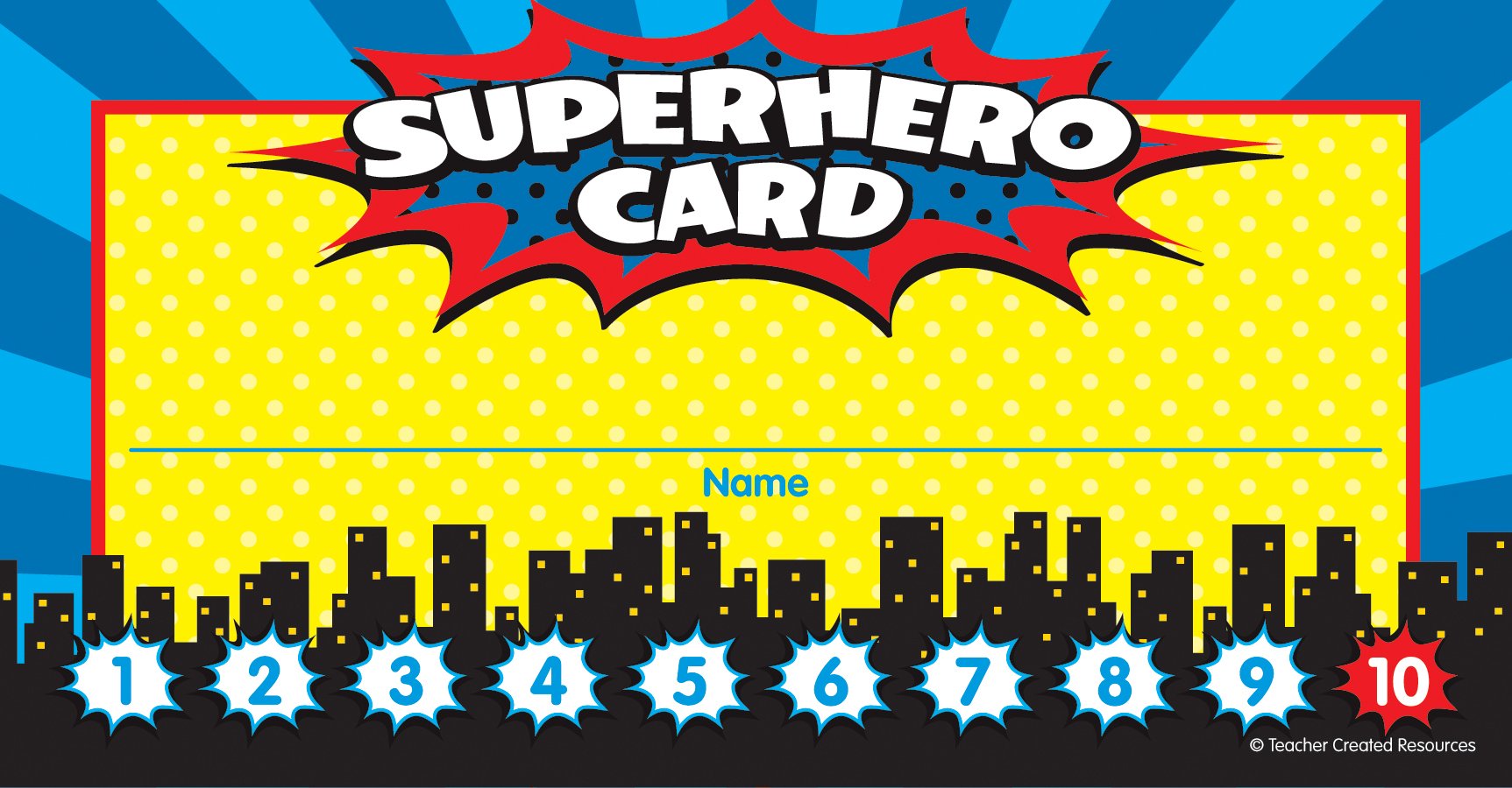Mua Teacher Created Resources Superhero Punch Cards (TCR5607) trên ...