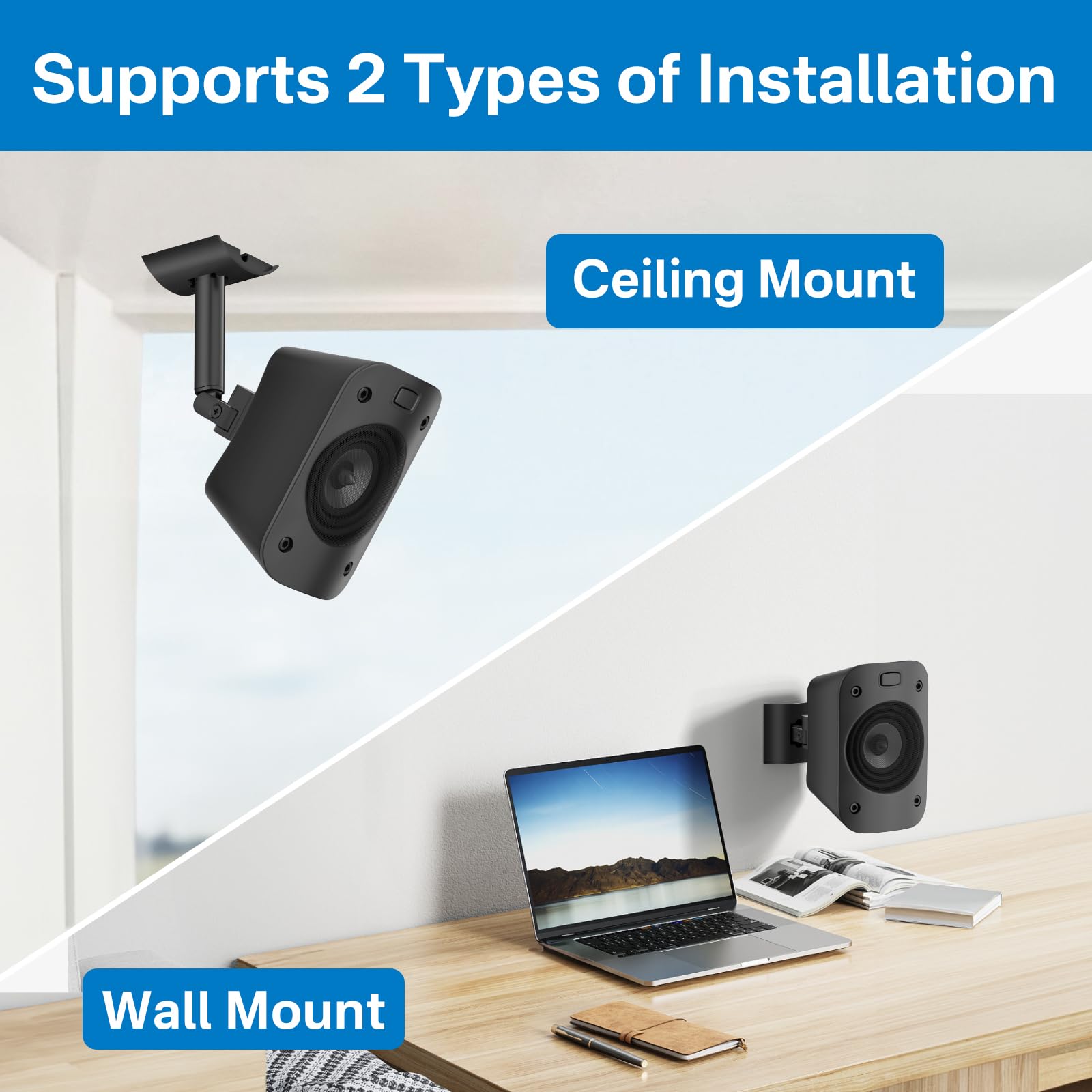 Mua Speaker Mount for Logitech Z906 Speaker Wall Mount with Tilt and ...
