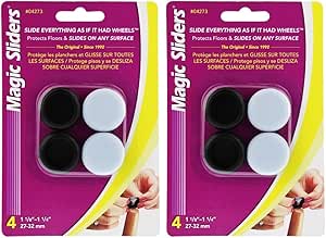 Magic Sliders 04273 1-1/8" To 1-1/4" Round Self Gripping Magic Sliders ...