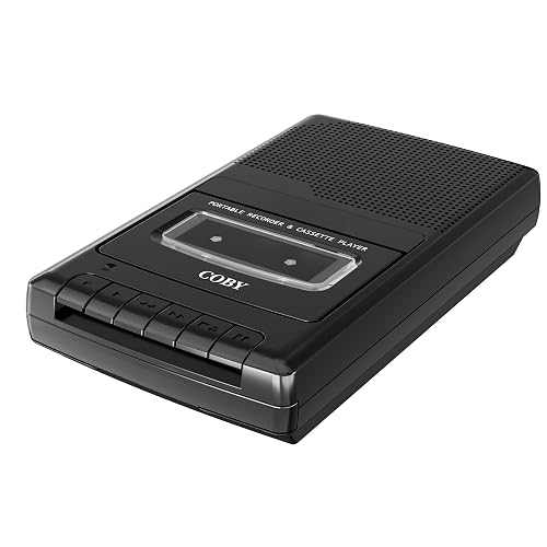 COBY Portable Cassette Player & Recorder – Retro Audio Tape Recorder ...