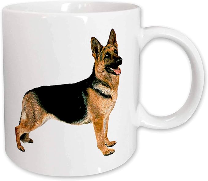 Amazon.com: 3dRose German Shepherd Mug, 15-Ounce: Kitchen & Dining