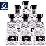 Tequila 1800 Añejo Cristalino 700 ml: Amazon.com.mx: Alimentos y Bebidas