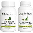 Amazon.com: BiOptimizers Magnesium Breakthrough 4.0, (60 Capsules) & MassZymes 4.0, (250 ...