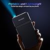 AKASO Mini Projector, Pocket-Sized DLP Portable Projector, 1080P Cookie ...