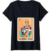 Amazon.com: La Gringa Toxica Mexican Slang Chicano Bingo Cards T-Shirt ...