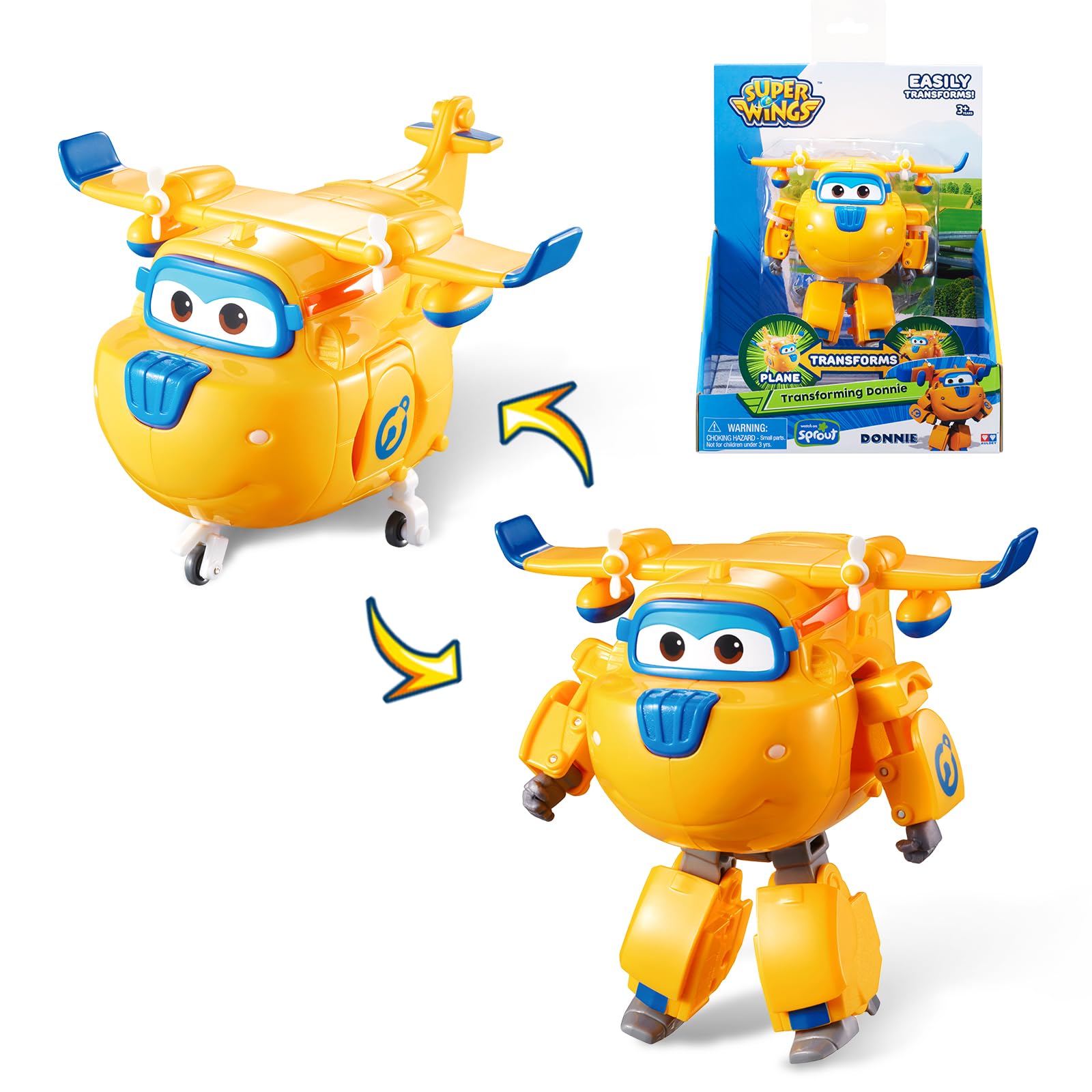 Mua Super Wings Transformer Toys, 5" Transforming Donnie Airplane Toys ...