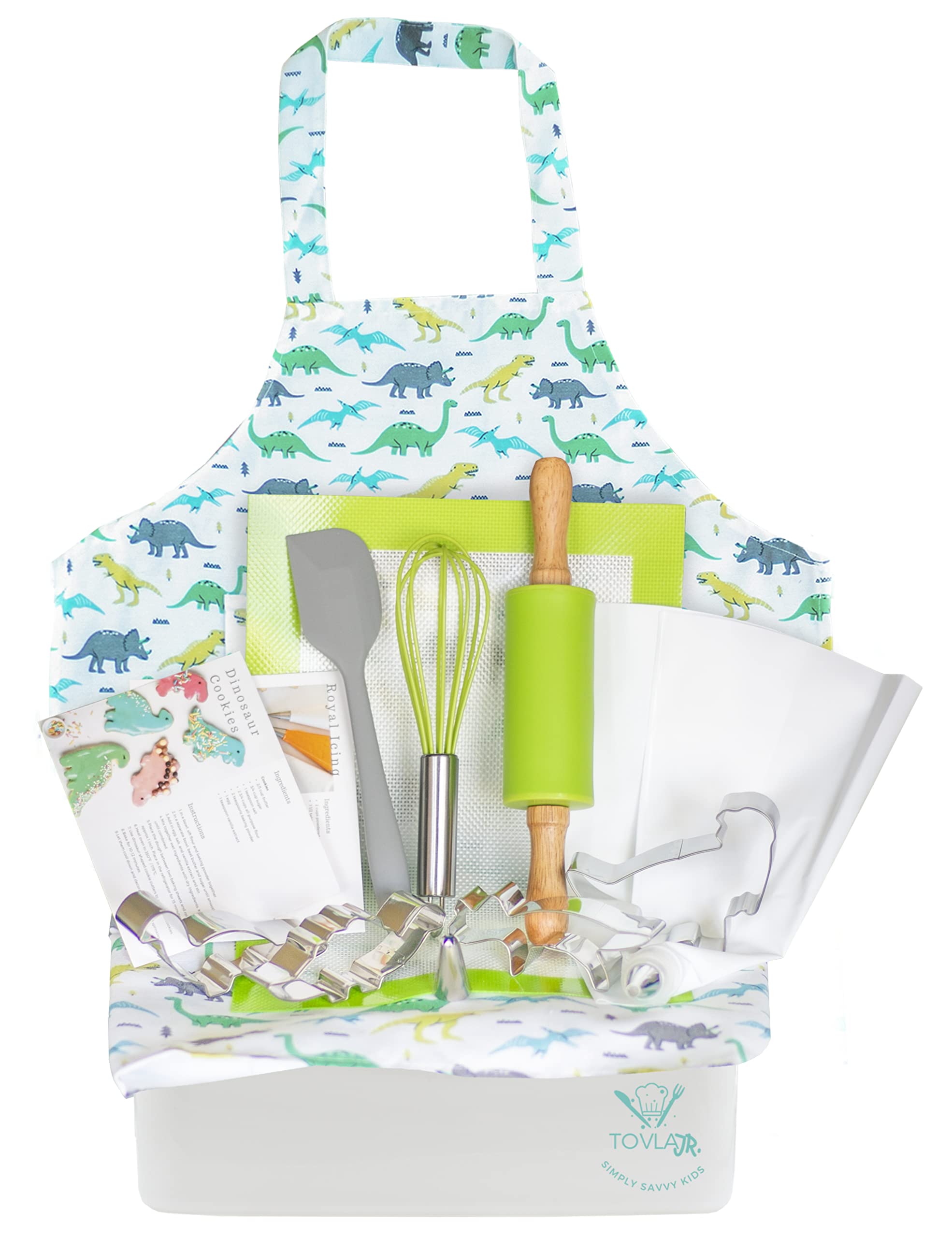 Tovla Jr. Kids Baking Gift Set with Storage Case - Cooking Kit for ...